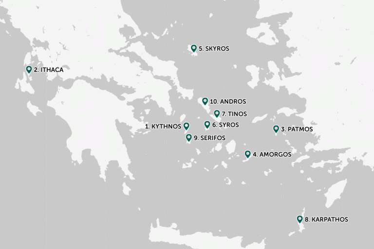 Mapa de Grecia y las Islas Griegas - Grecia Viajes