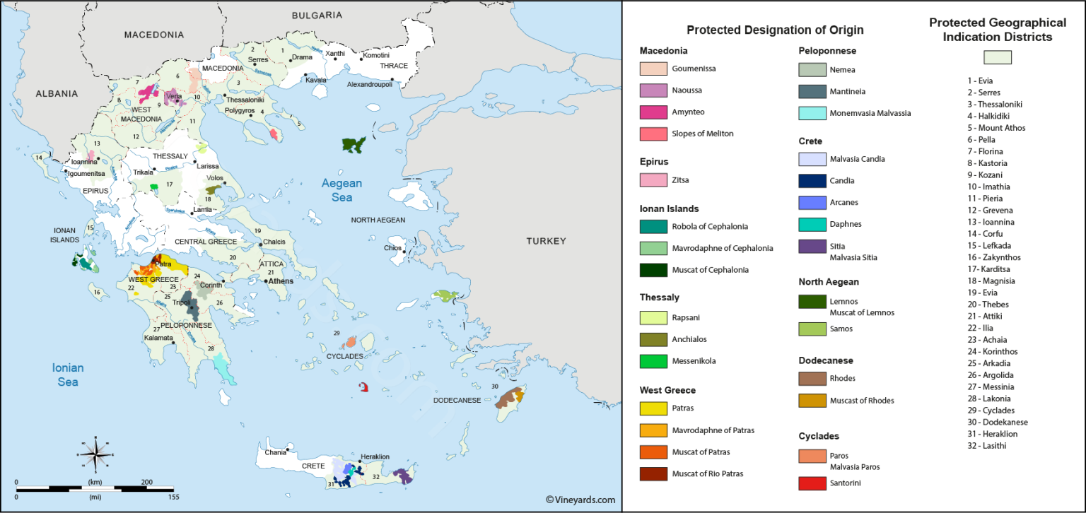 Mapa de Grecia y las Islas Griegas - Grecia Viajes